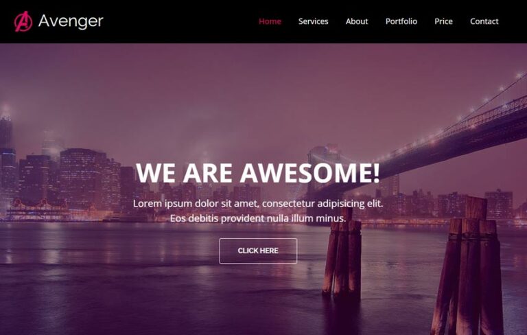 Multi-purpose Bootstrap Template Free Download - WebThemez