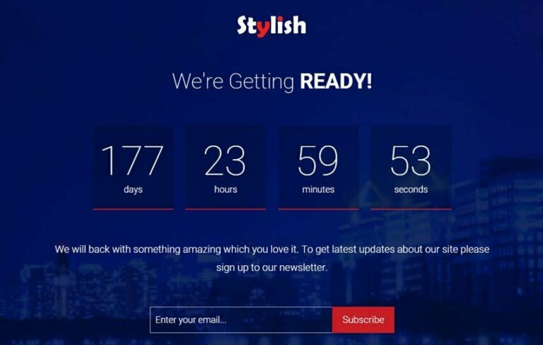 Best Bootstrap Coming Soon Template - WebThemez Best Bootstrap Coming Soon Template - WebThemez