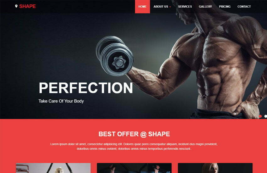 36 Best Free Gym Fitness Website Templates 2020 WebThemez